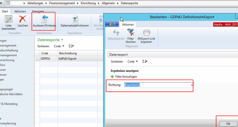 GdPdU zwischen Mandanten kopieren
