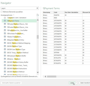 Übertragen von Navisiondaten nach Excel - in jedem Navision / BC
